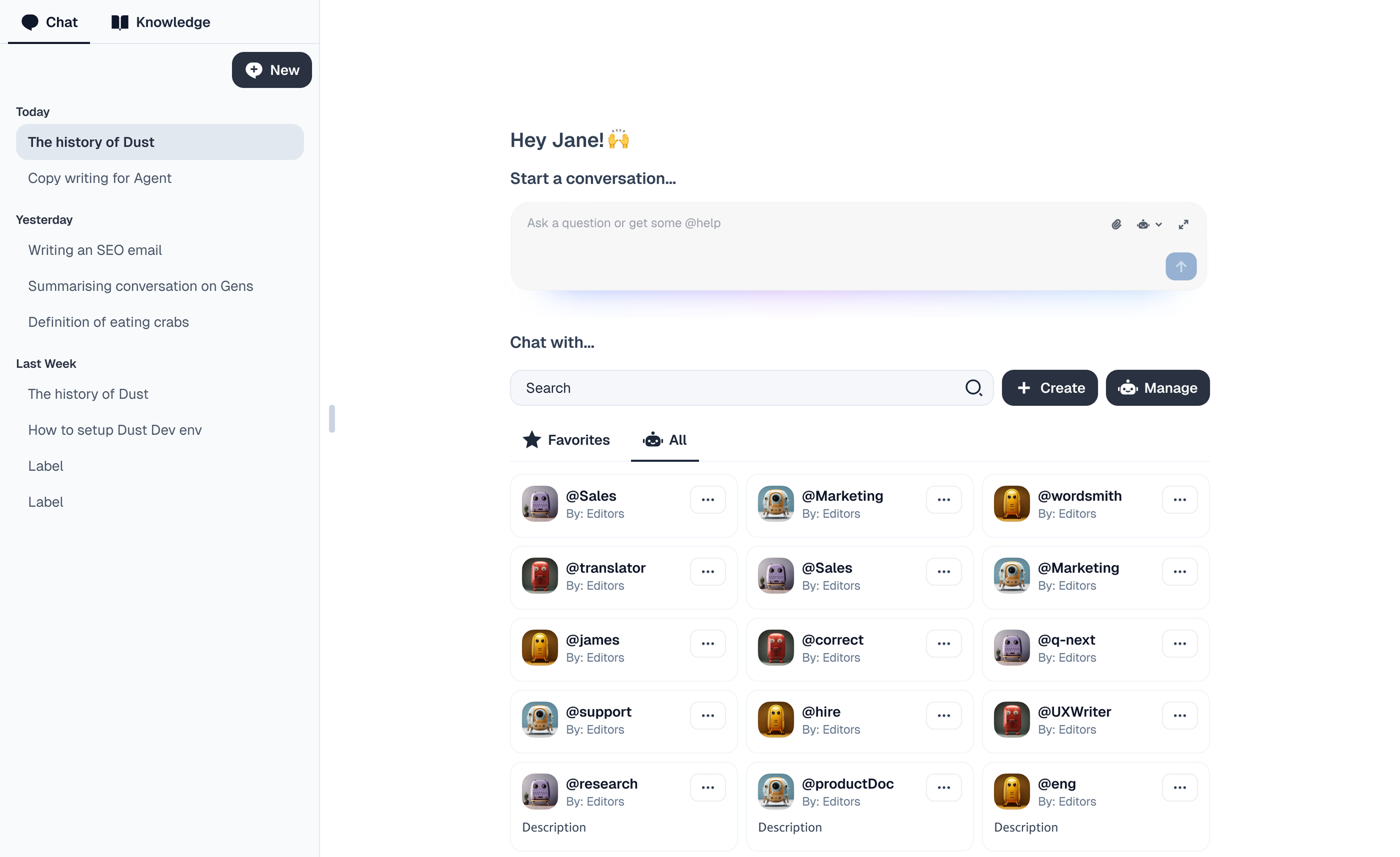Accelerate your entire organization with custom AI agents